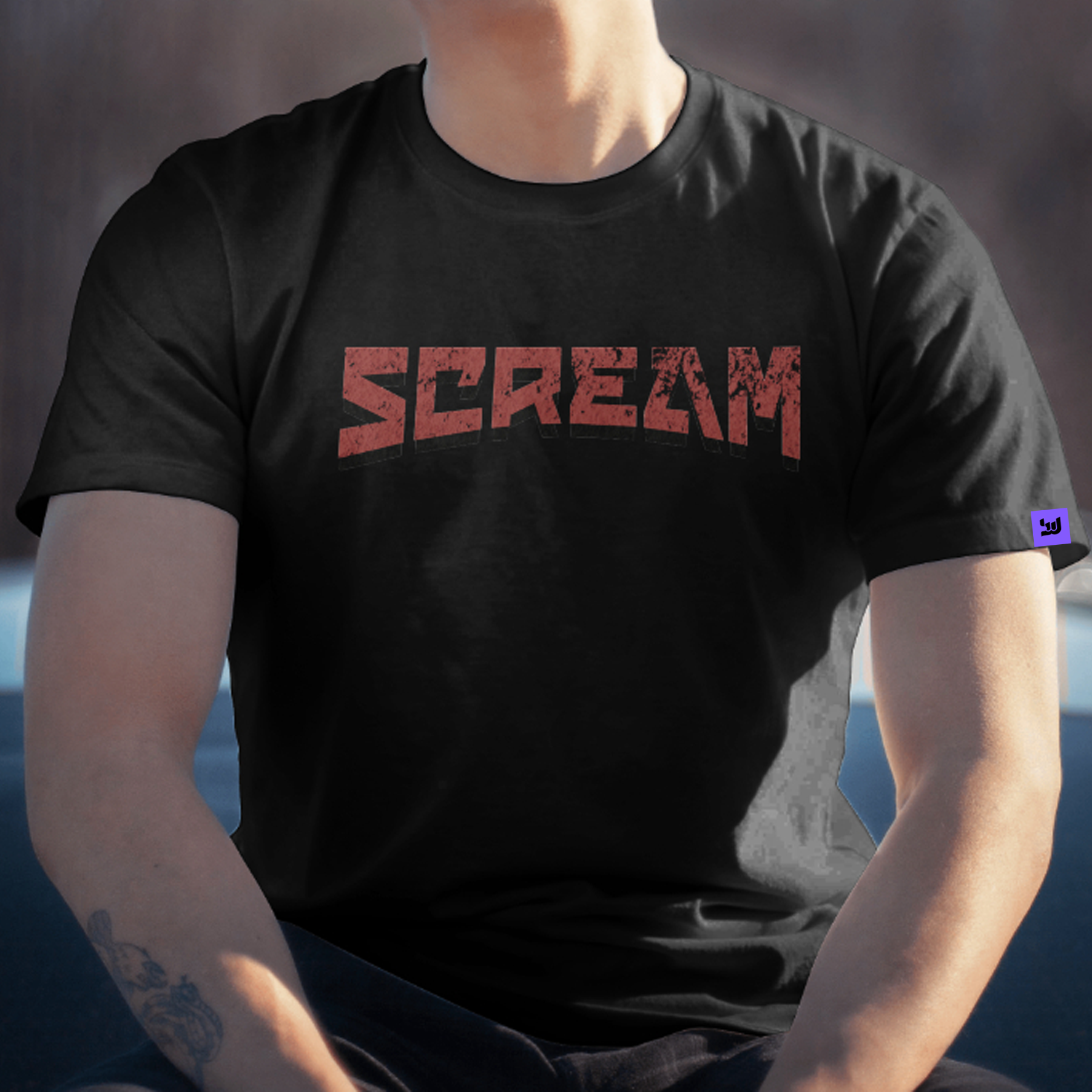 Camiseta Raving Primal Monkey (Cor Preto) - Raving Stamp