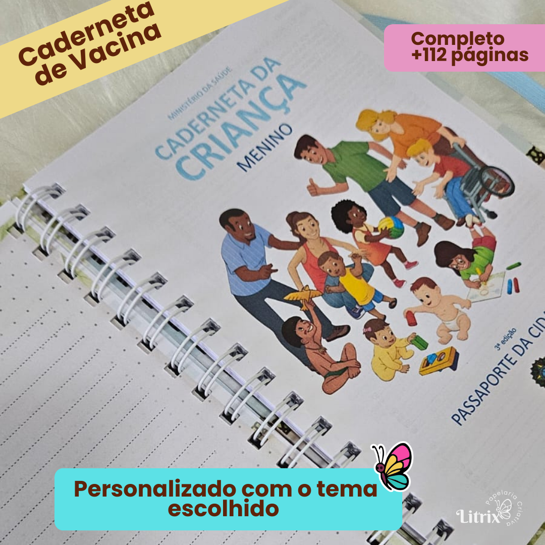 Caderneta de Vacina - Litrix Papelaria