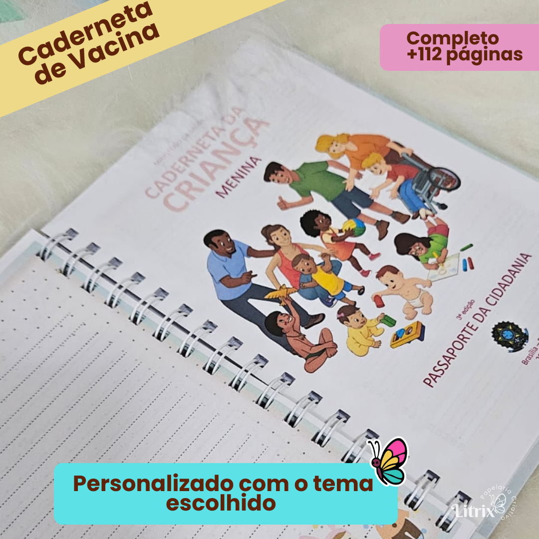 Caderneta de Vacina - Litrix Papelaria
