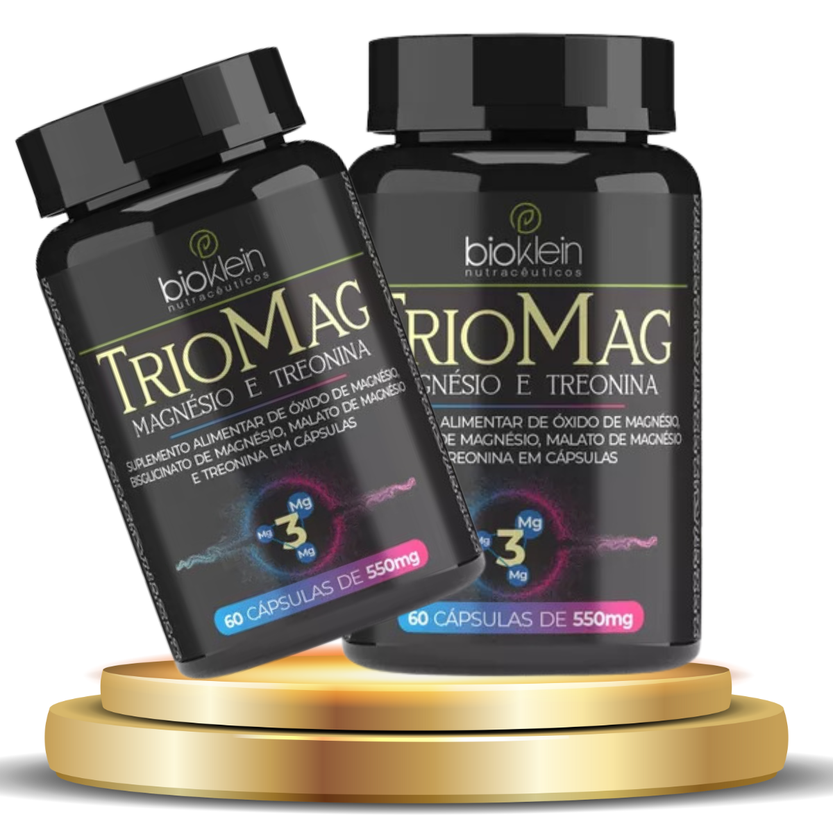 Triomag Magnésio E Treonina 550mg 60 Cápsulas Pra Que Serve - Saúde ...