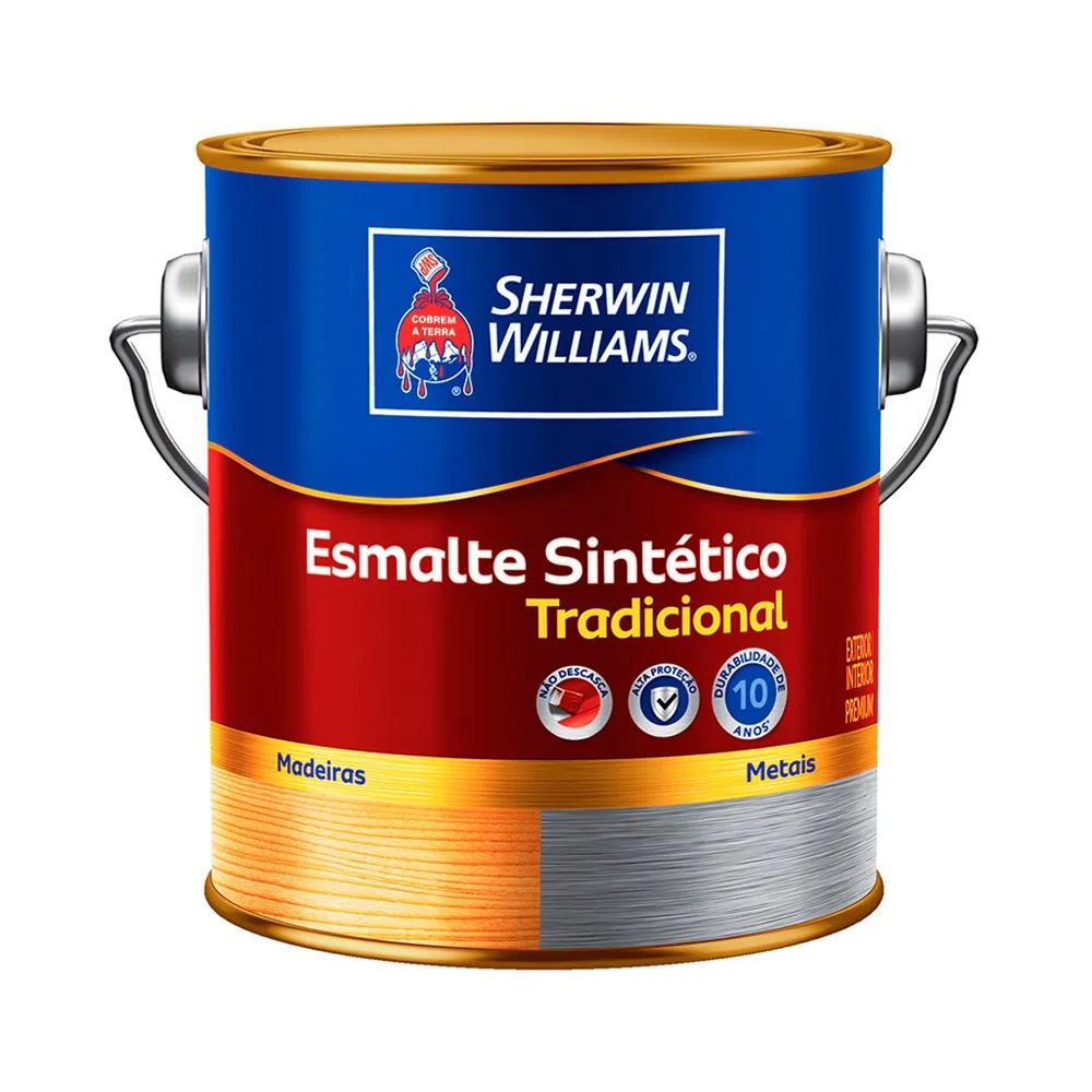 Esmalte Brilhante Metalatex Sherwin Williams Vermelho Goya 3,6L ...