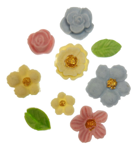 Molde De Silicone: Flores e Folhas | Palácio dos Moldes - Palácio Dos ...