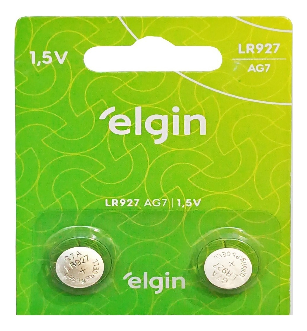 Blister com 10 Baterias LR927 / AG7 – 1,5V / Equivalente 399, SR927 ...