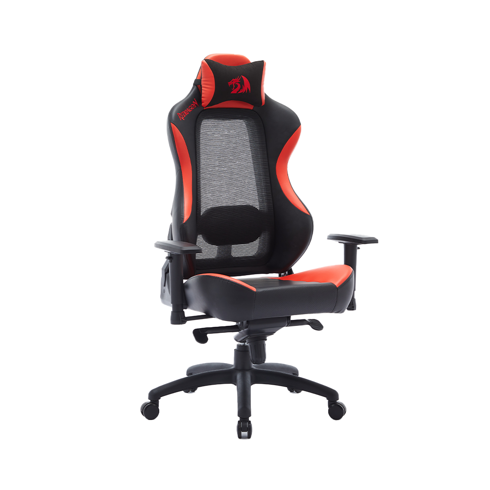 Cadeira Gamer Redragon Nero Mesh Preto e Vermelho - Pro Setup - E-Commerce