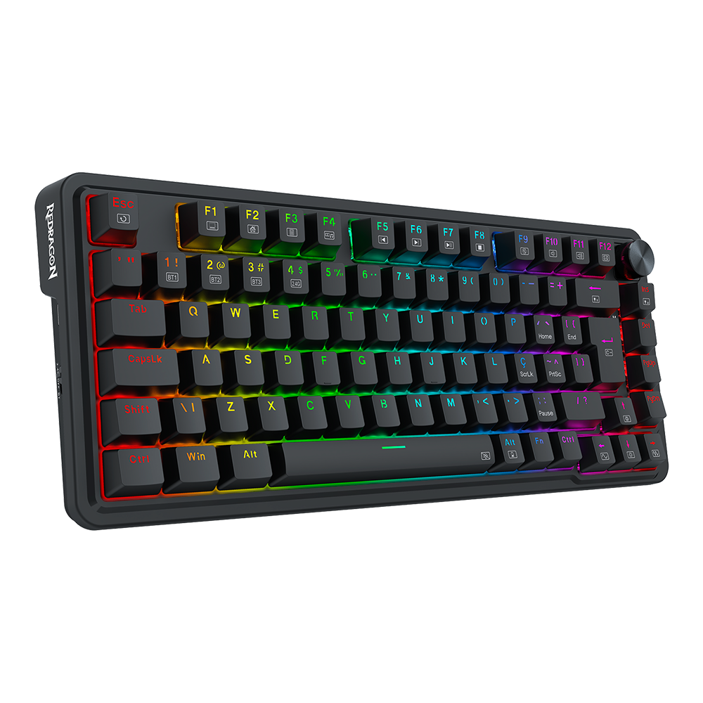 Teclado Mecânico Redragon Ucal Pro RGB Switch Marrom Preto - Pro Setup ...