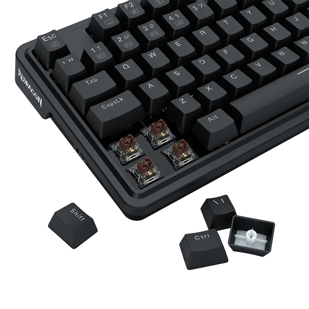 Teclado Mecânico Redragon Ucal Pro RGB Switch Marrom Preto - Pro Setup ...