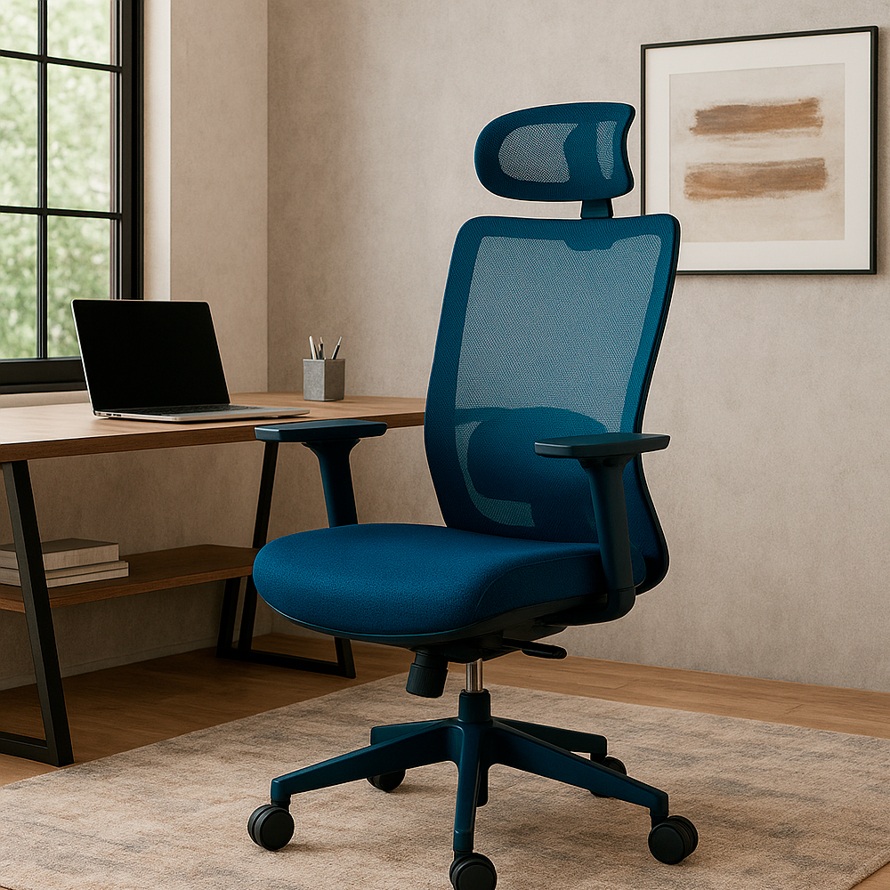Cadeira Ergonômica Elements Astra Pro V2 Azul - Pro Setup - E-Commerce