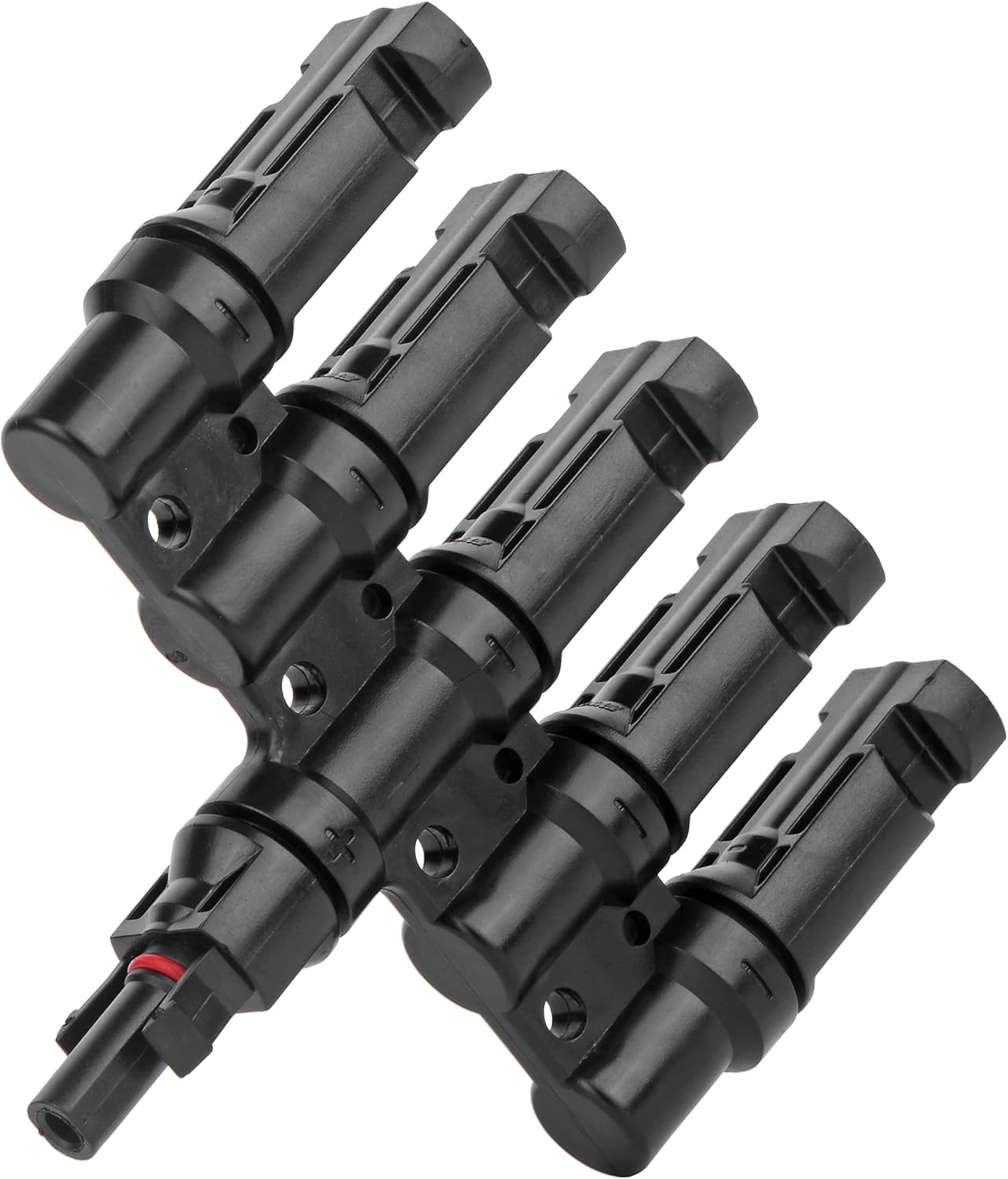 Conector Mc4 Tipo Y Paralelo 5 Vias Para Painel Solar Par - DMTI Shop