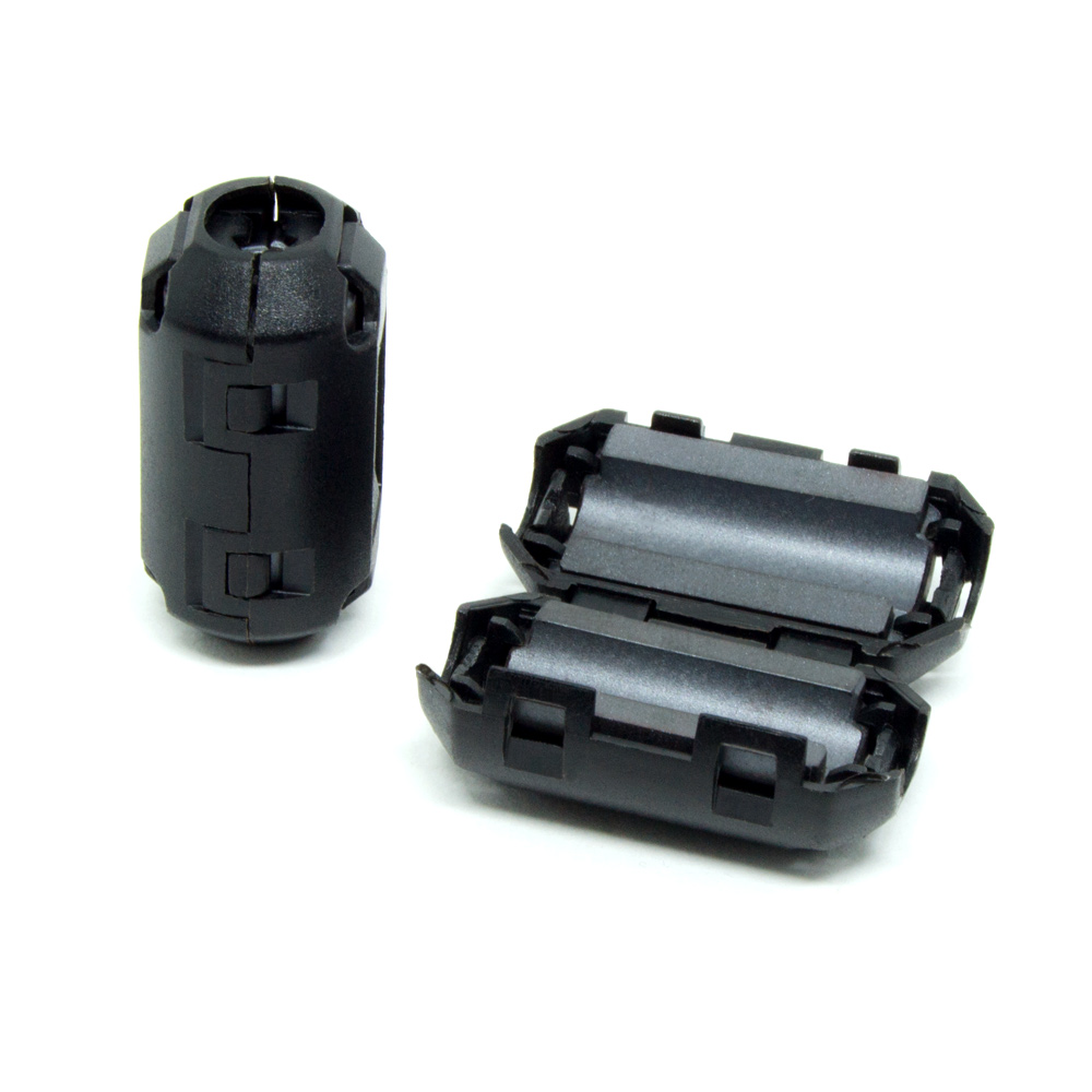 Núcleo Ferrite Supressor de Ruído EMI RFI Tipo Clamp 7mm - JSP Tech