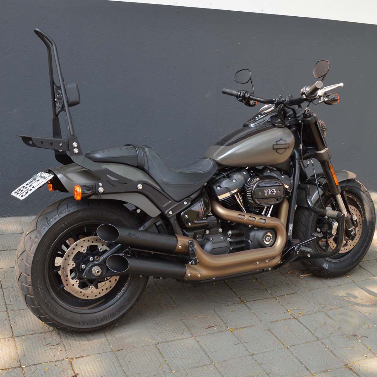 Sissy Bar Destacável Alto para SOFTAIL (Fat Bob) Harley-Davidson ...