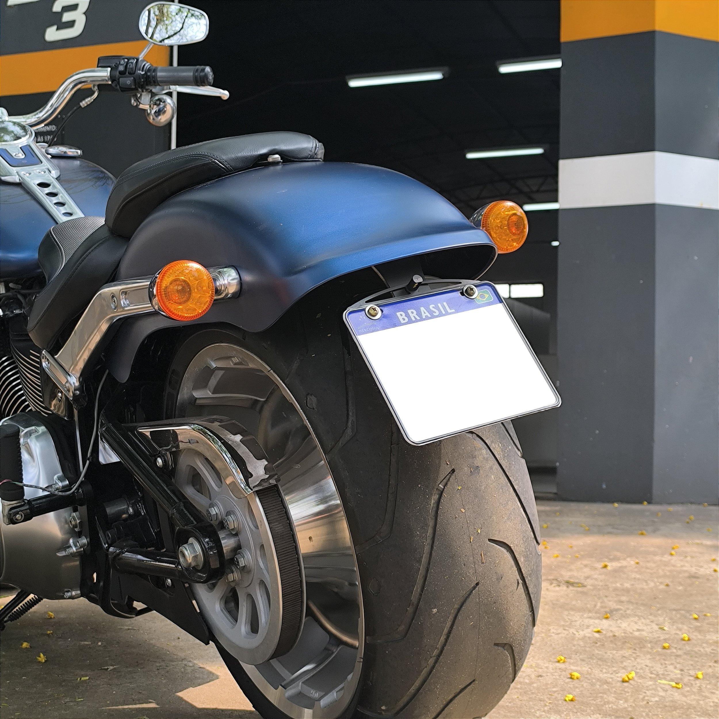 Suporte de Placa para SOFTAIL (Breakout até 2017) Harley-Davidson ...