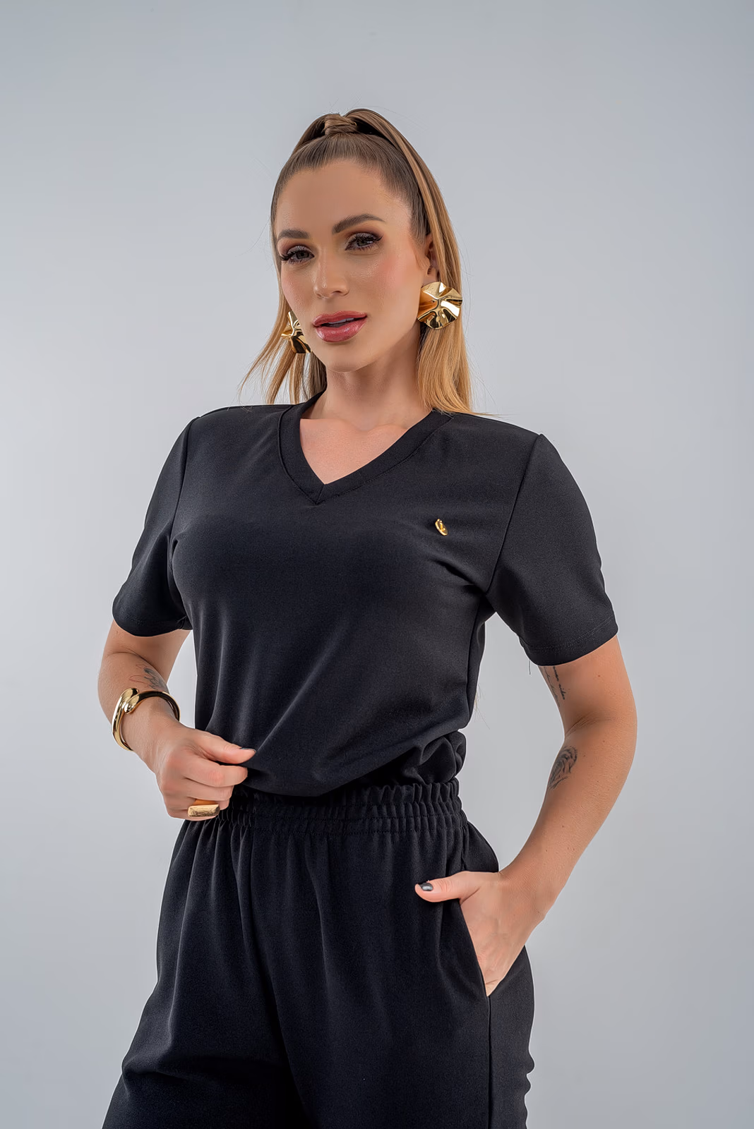 Conjunto Scrub Laura Preto - Mayroca Scrubs e Jalecos