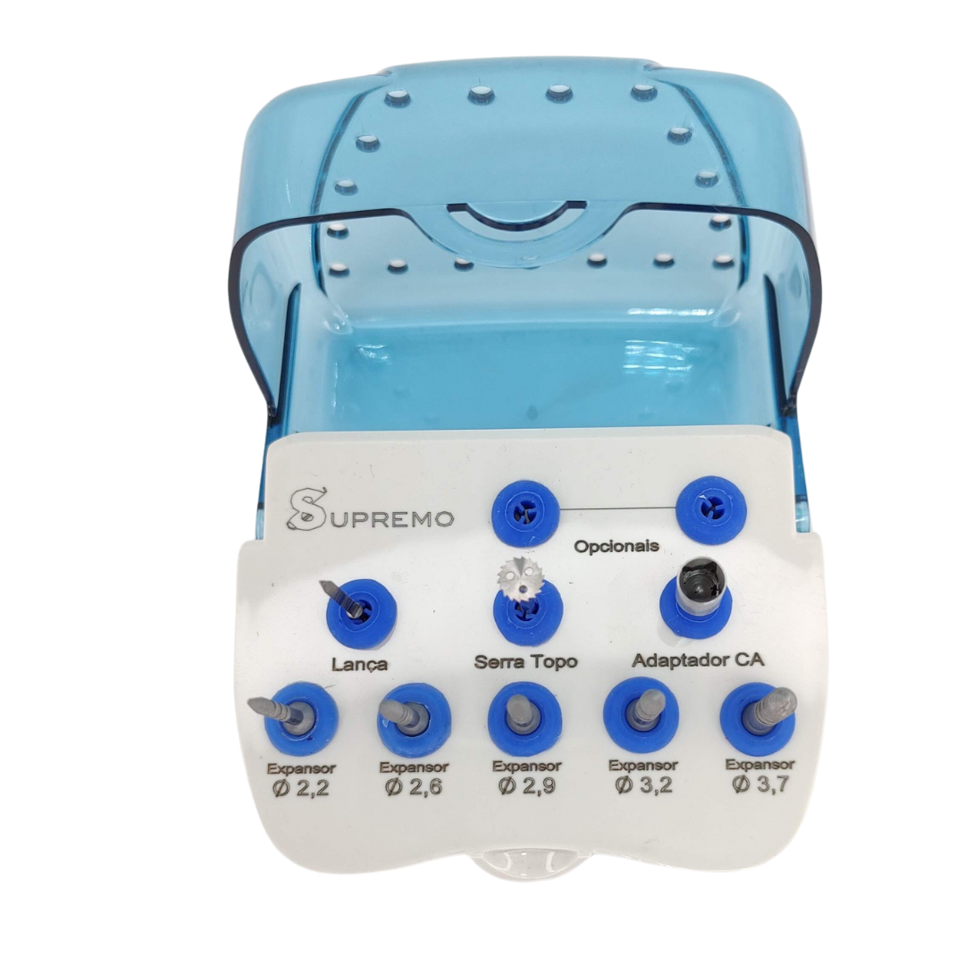 Kit de Expansores Rotatórios C/ Broqueiro Exclusivo - Supremo Instrumentais