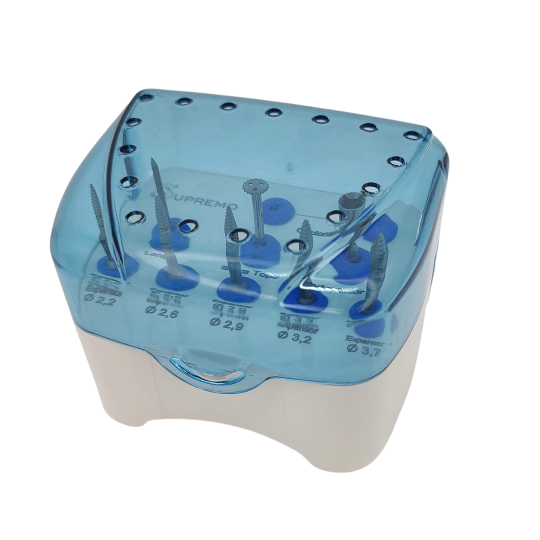 Kit de Expansores Rotatórios C/ Broqueiro Exclusivo - Supremo Instrumentais