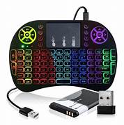 Mini Teclado Sem Fio P/ Smart Tv Box Ps4/3 Xbox Pc Notebook Teclado ...