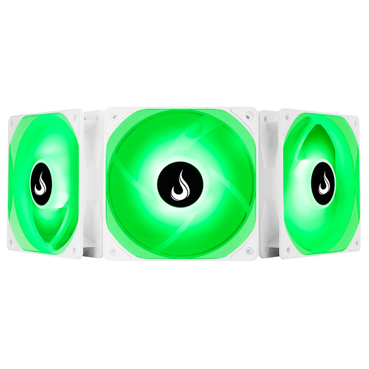 Open Box Kit 3 Fans Gamer Rise Mode Frost RGB - RM-CF-02-RGB-B+ - Rise ...