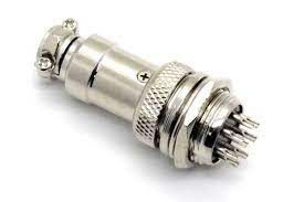 Conector Mike GX20 Plug Soctk 8 Pinos - ARISTENE SOM AUTOMOTIVO