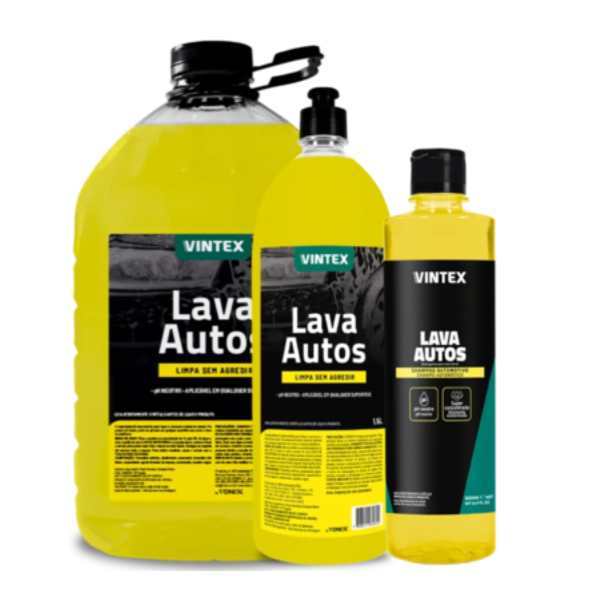 Lava Autos Neutro Concentrado Shampoo Automotivo 5L Vintex - UP CARSHOP