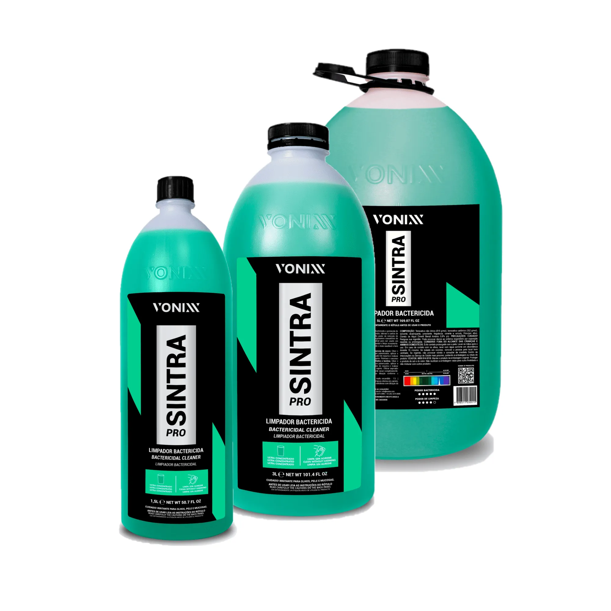 Sintra Pro Limpeza Interna Automotiva 5L - Vonixx - UP CARSHOP