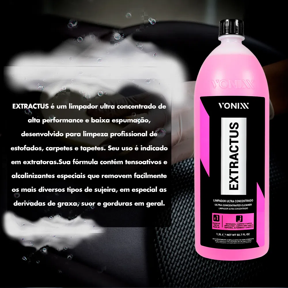 Extractus Limpador Ultra Concentrado 1,5L - Vonixx - UP CARSHOP