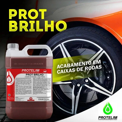 Prot Brilho Acabamento Caixa De Rodas 5L - Protelim - UP CARSHOP