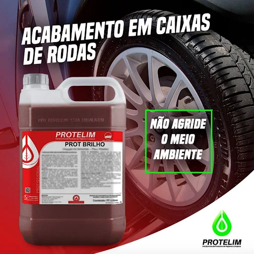 Prot Brilho Acabamento Caixa De Rodas 5L - Protelim - UP CARSHOP