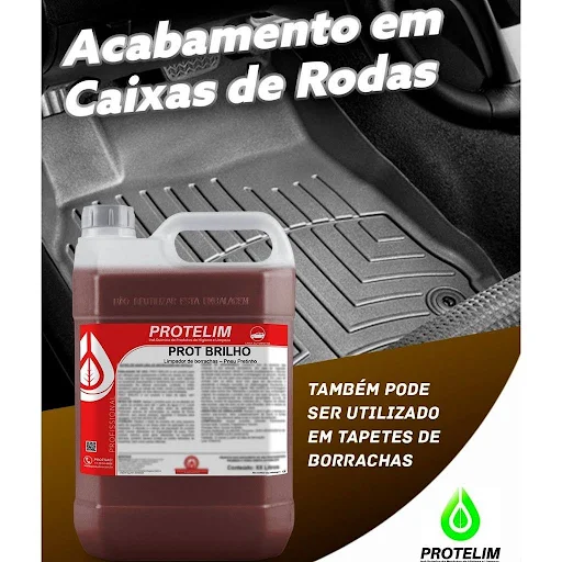 Prot Brilho Acabamento Caixa De Rodas 5L - Protelim - UP CARSHOP