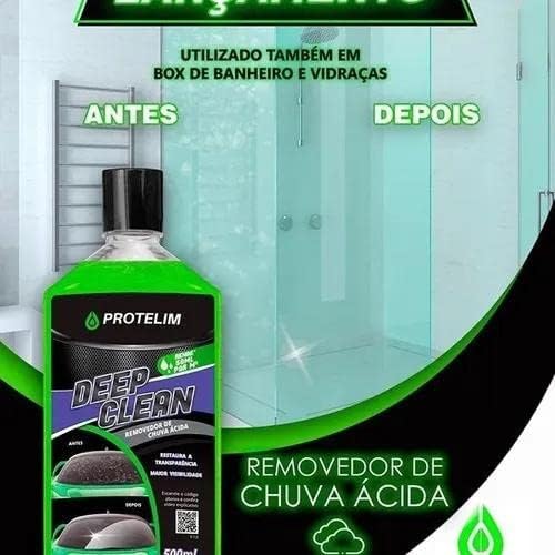 Prot Deep Clean Remove Mancha Chuva Ácida 500ML - Protelim - UP CARSHOP