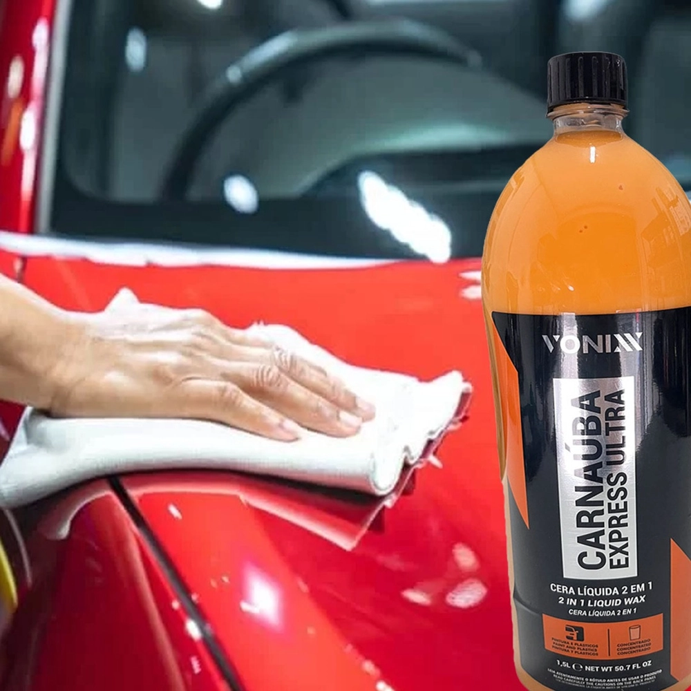 Carnauba Express Ultra Cera Liquida 1,5L - Vonixx - UP CARSHOP