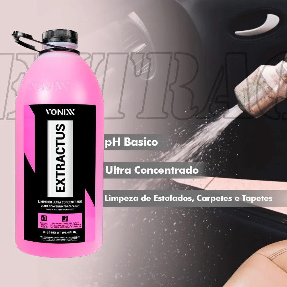 Extractus Limpador Ultra Concentrado 3L - Vonixx - UP CARSHOP
