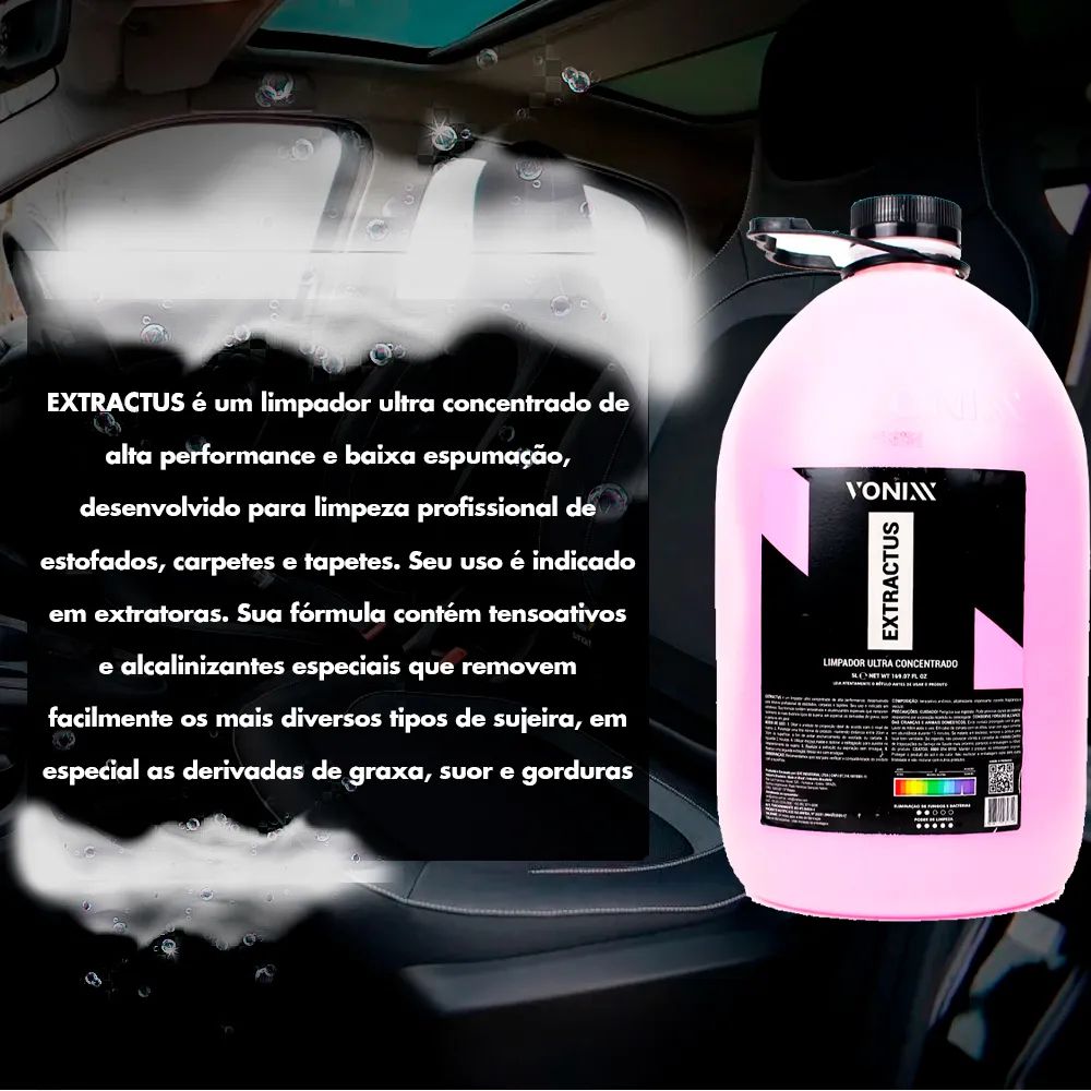 Extractus Limpador Ultra Concentrado 5L - Vonixx - UP CARSHOP