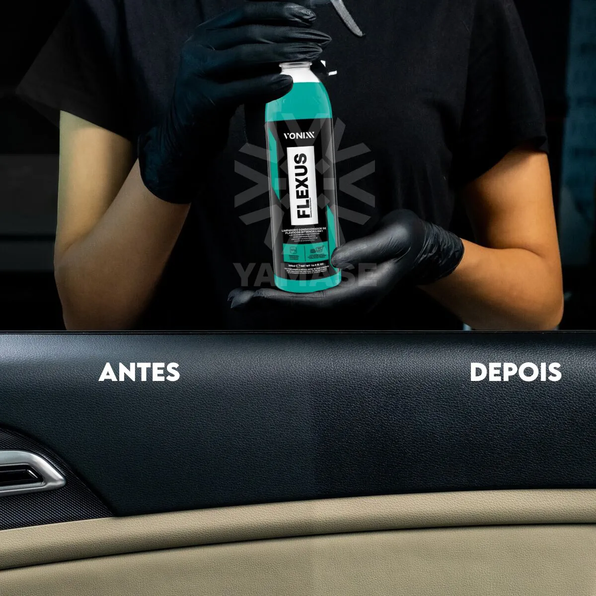 Flexus Limpador Restaurador Plásticos Spray 500ML - Vonixx - UP CARSHOP