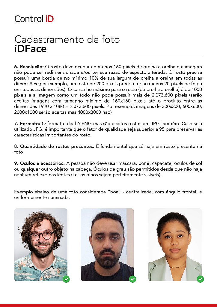 iDFACE - LITE - Controle de Acesso Reconhecimento Facial (3mil faces) - https://www.accessface ...
