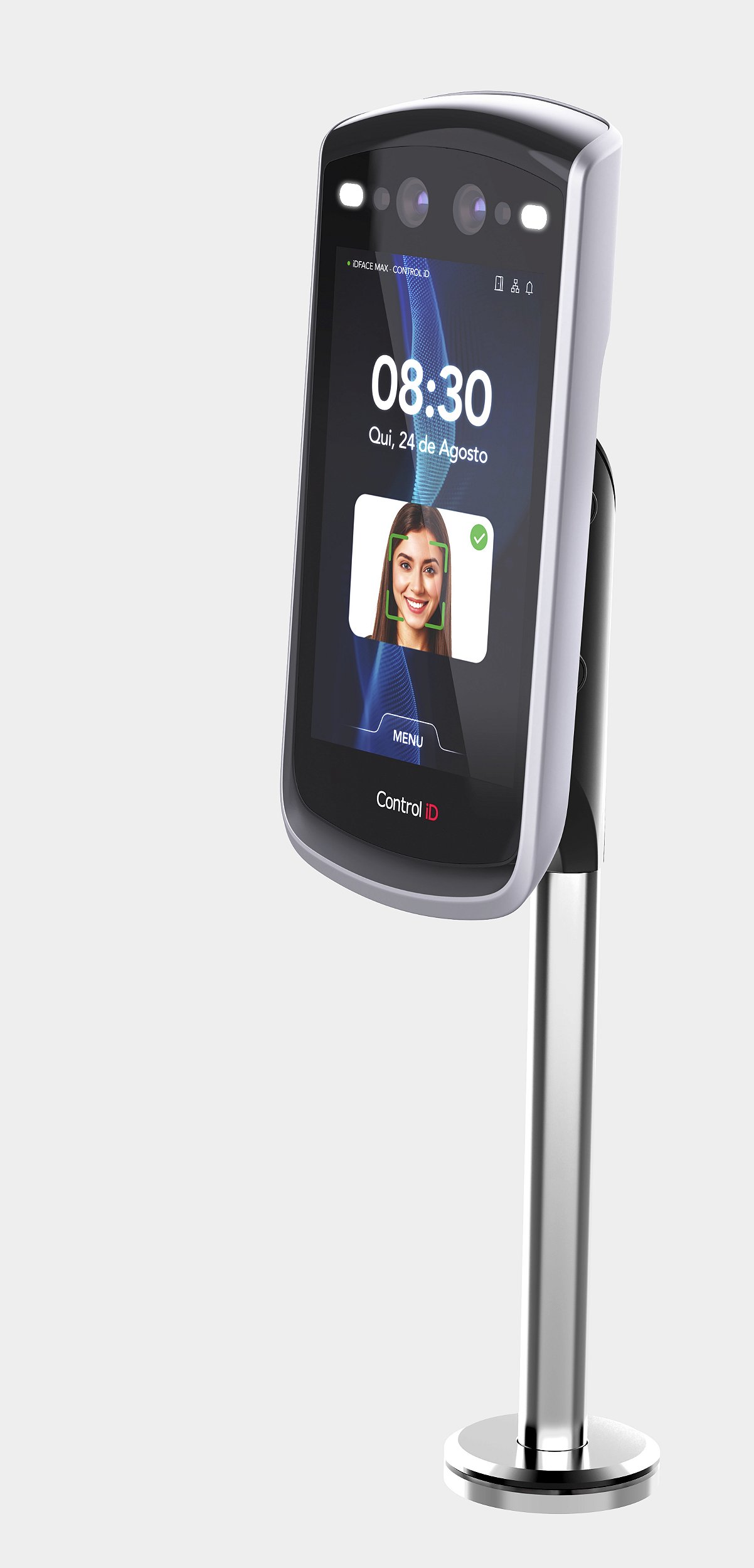 iDFACE MAX - Controle de Acesso Reconhecimento Facial (10mil faces) + SIP + Proximidade 125 kHz ...