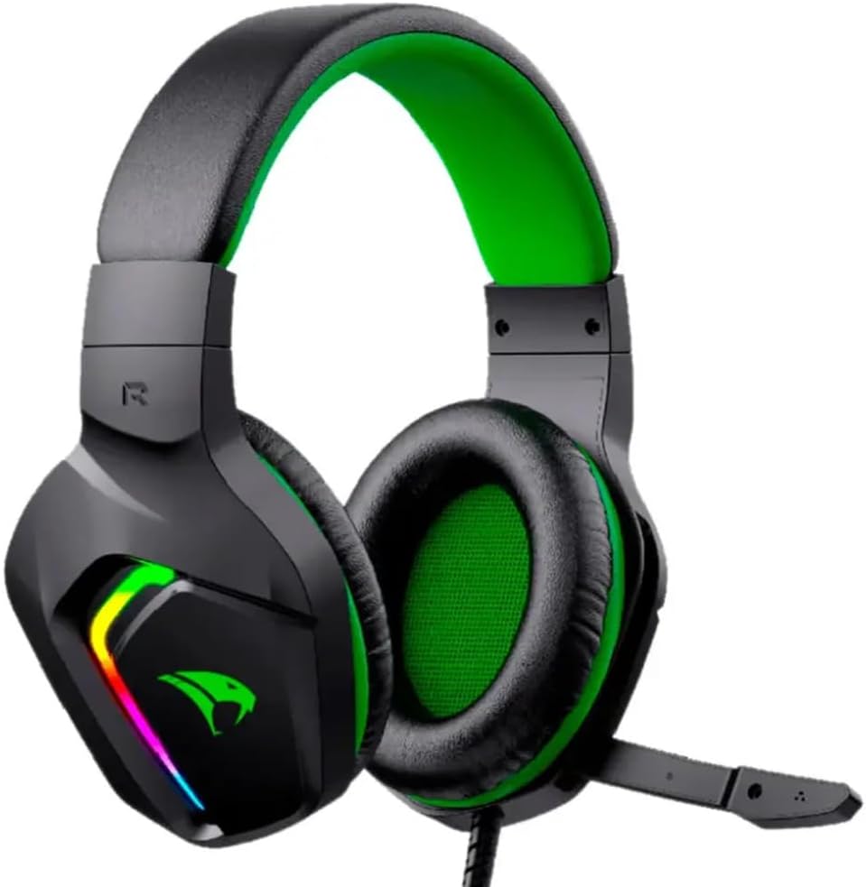 Headset Gamer Viper Pro Naja Preto RGB - LOJA PIXEL