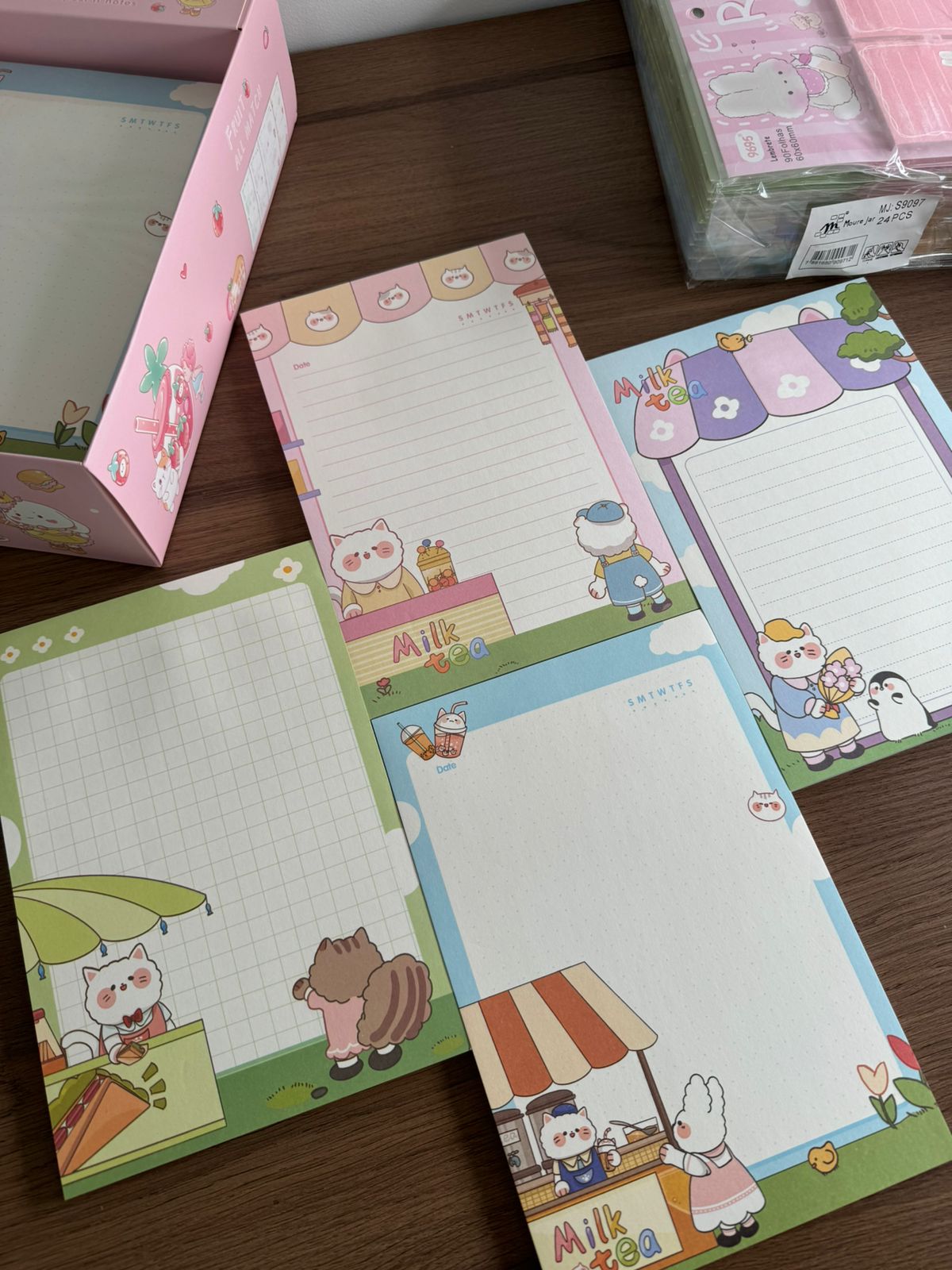 Bloco de Notas Adesivas A5 post it (80 folhas) - Papelaria Kuro Neko