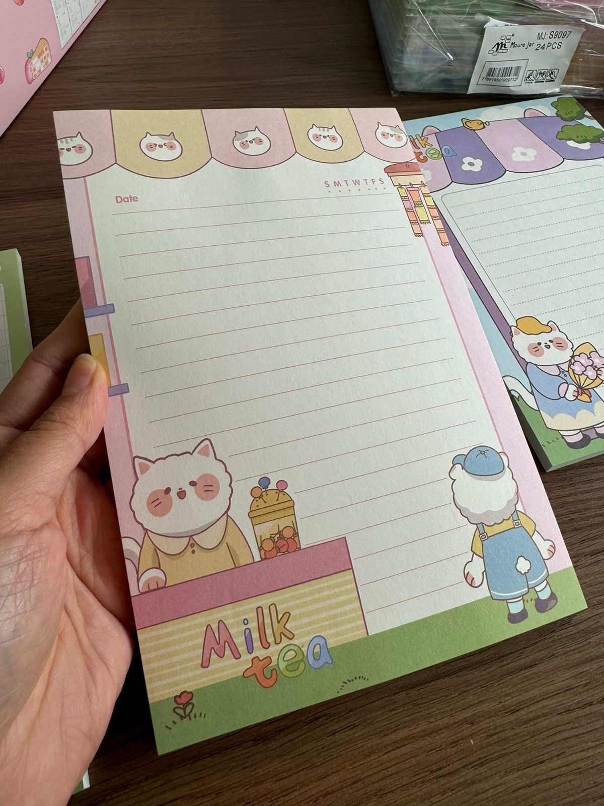 Bloco de Notas Adesivas A5 post it (80 folhas) - Papelaria Kuro Neko