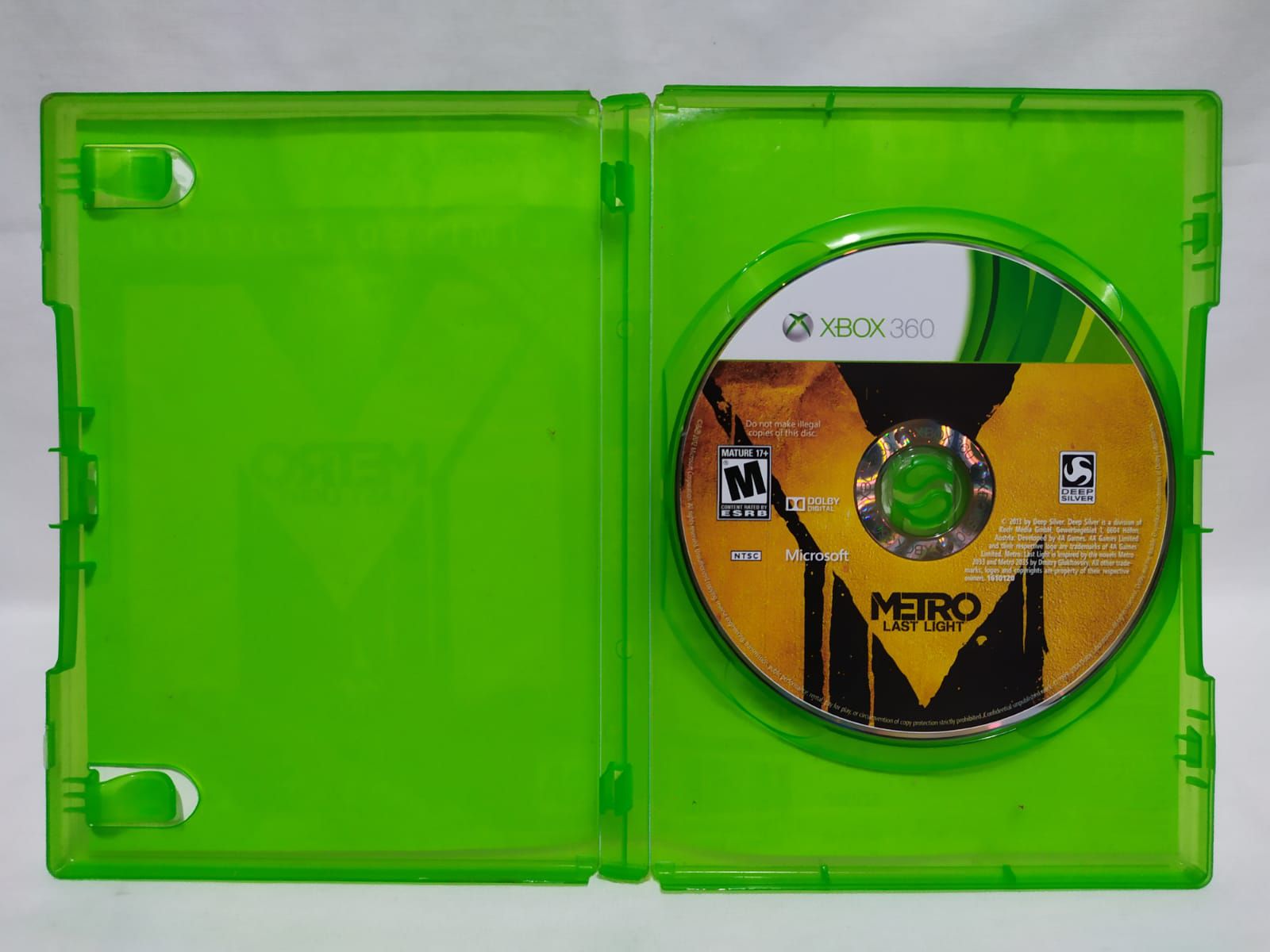 Metro Last Light Mídia Física Xbox 360 (USADO) - www.maicongames.com.br
