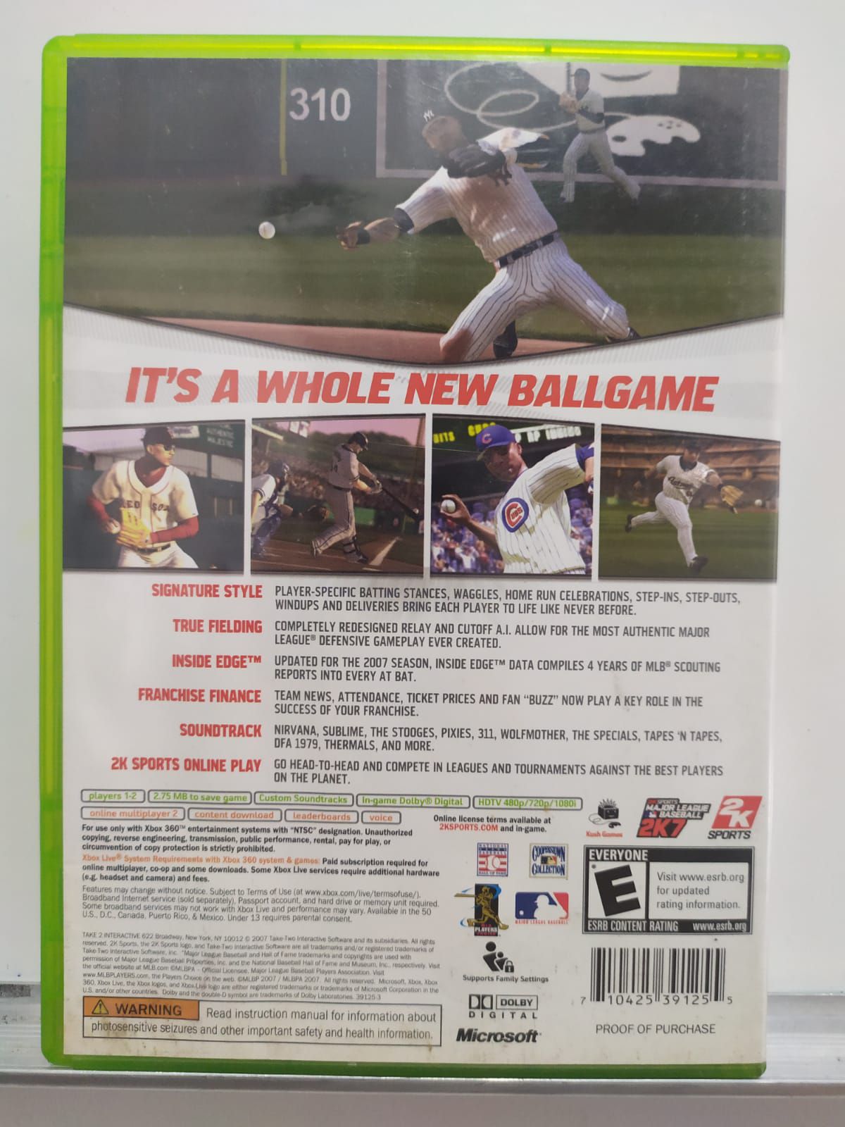 Major League Baseball 2K7 Mídia Física Xbox 360 (USADO) - www ...