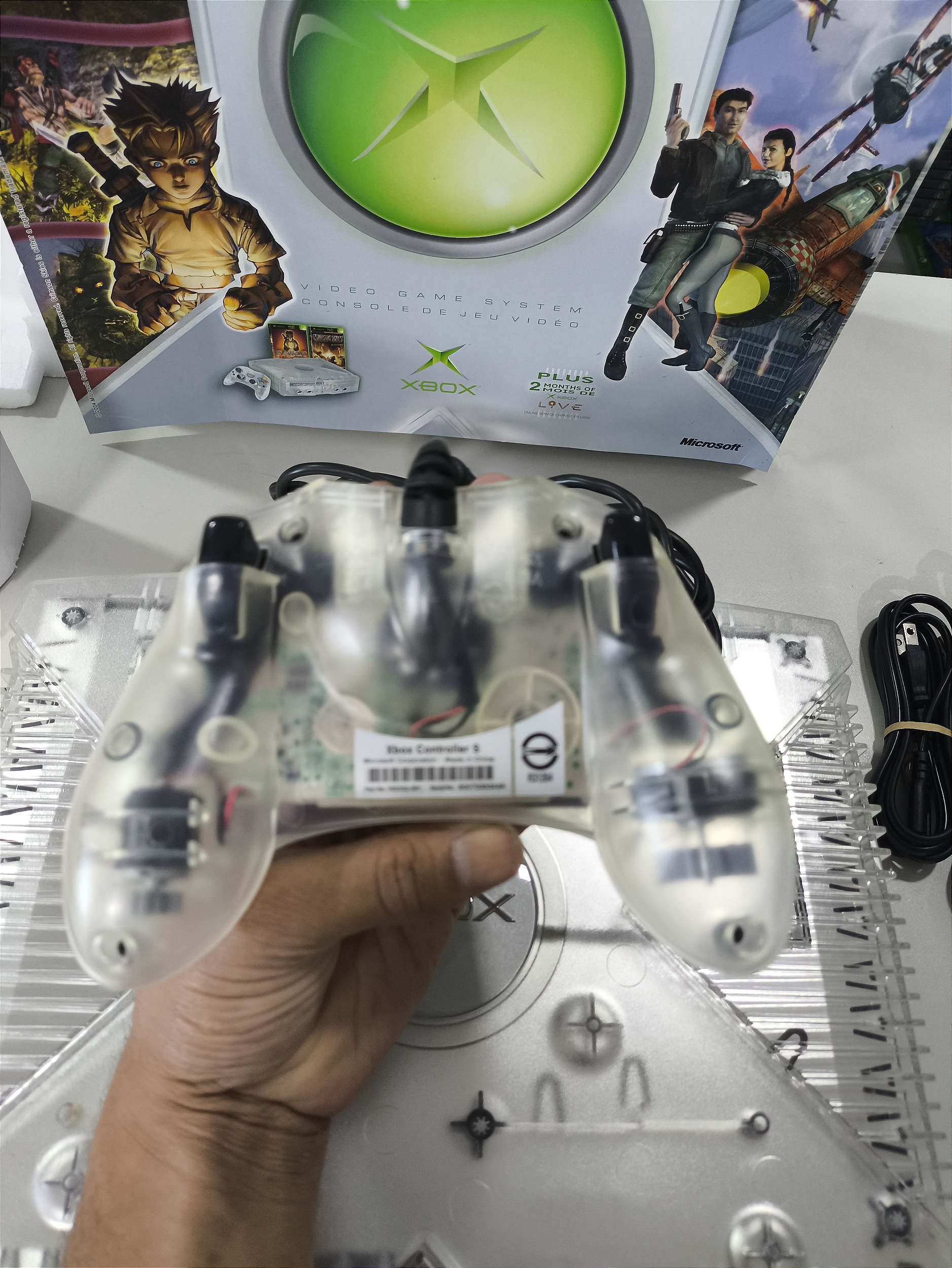 Console Microsoft Xbox Clássico Crystal Limited Edition - www ...