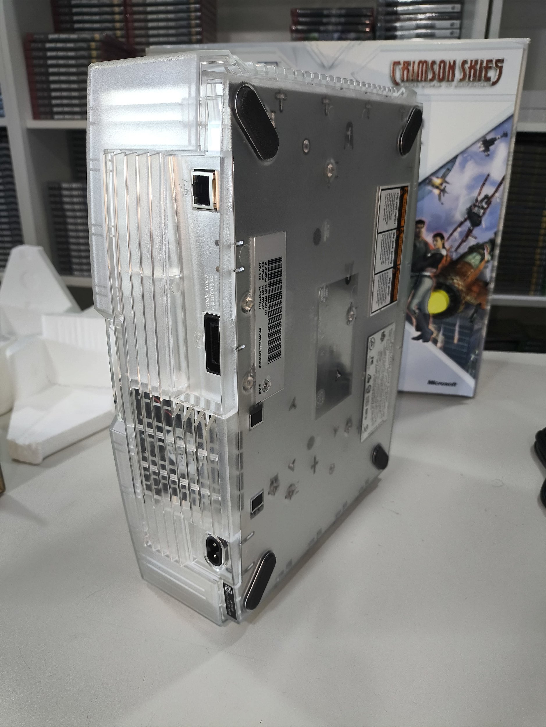 Console Microsoft Xbox Clássico Crystal Limited Edition - www ...