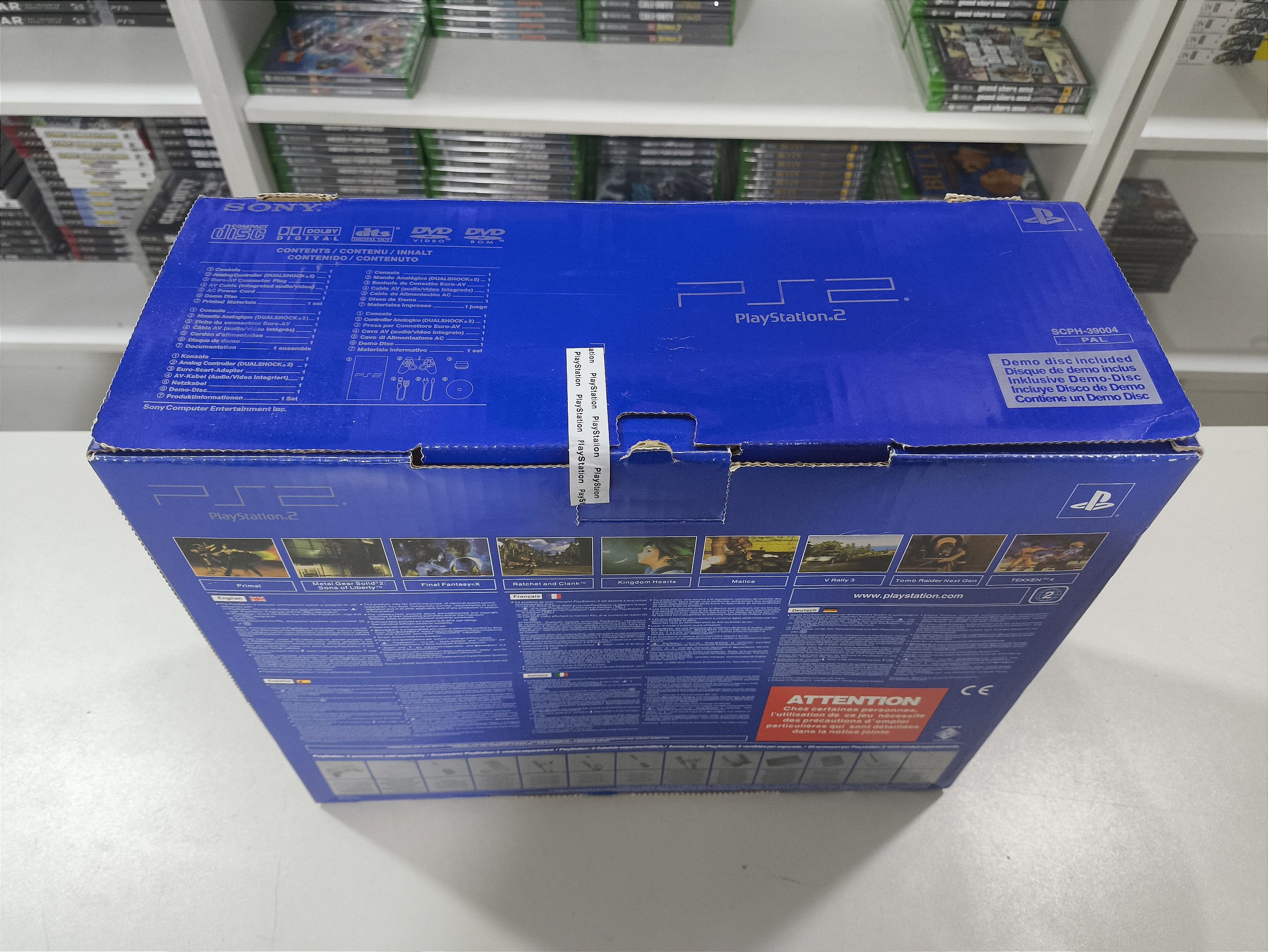 Console Sony Playstation 2 Fat Europeu Lacrado SCPH-39004 - PS2 FAT ...