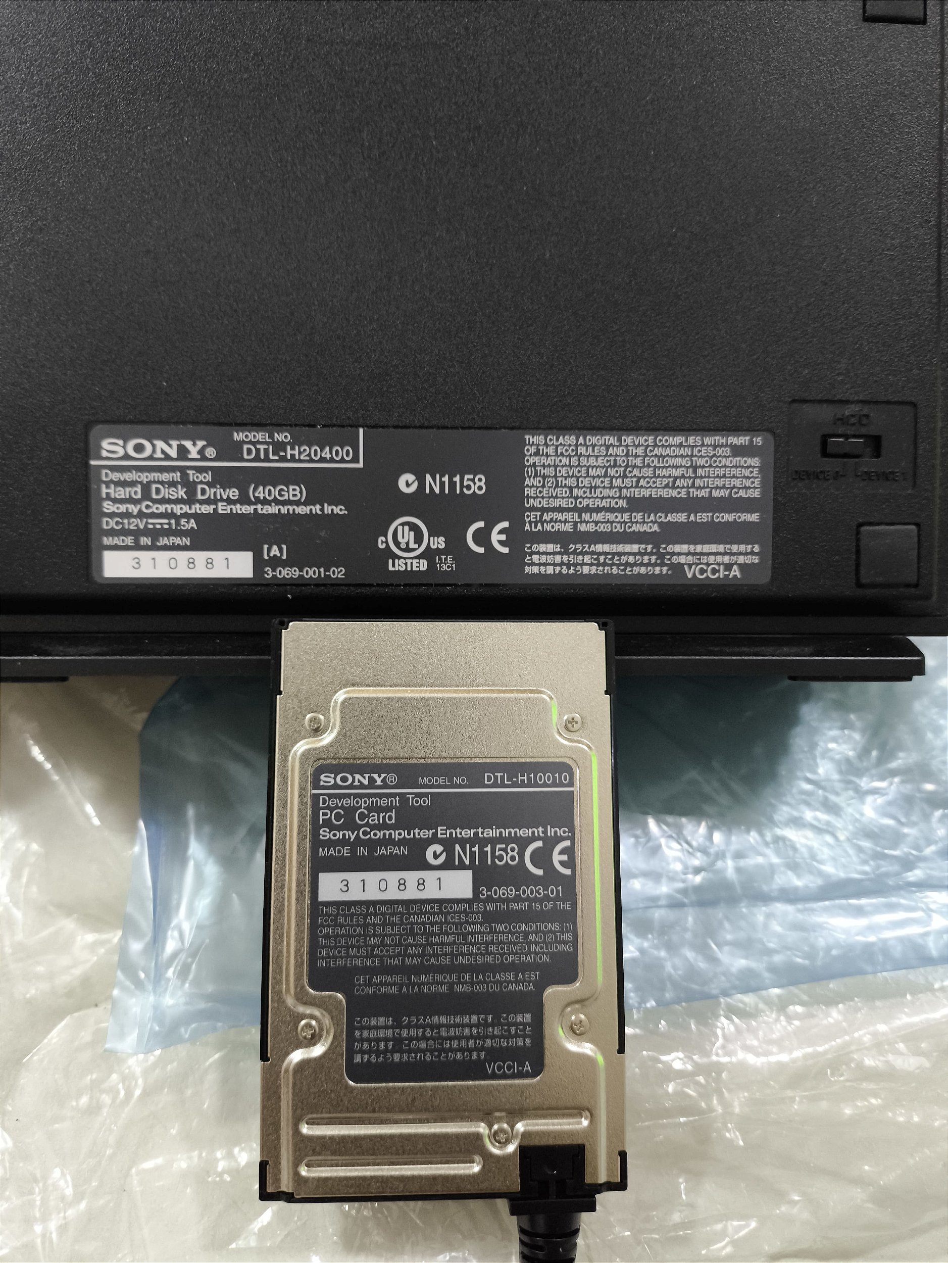 Console Sony Playstation 2 Fat Debugging Station DTL-H10000S Japonês ...