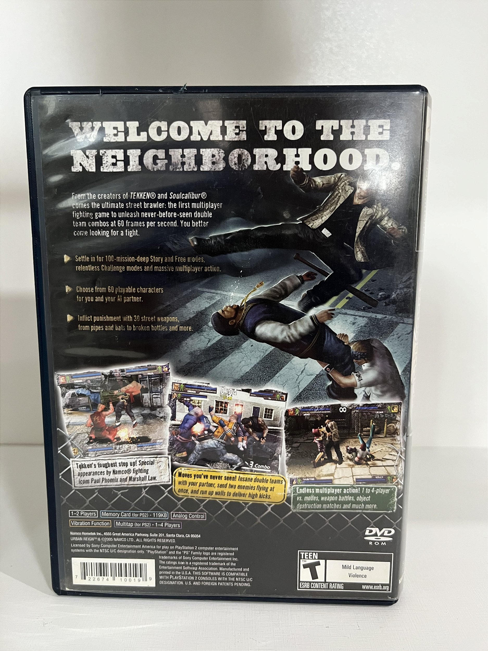 Urban Reign PS2 Original Americano (Usado) - www.maicongames.com.br