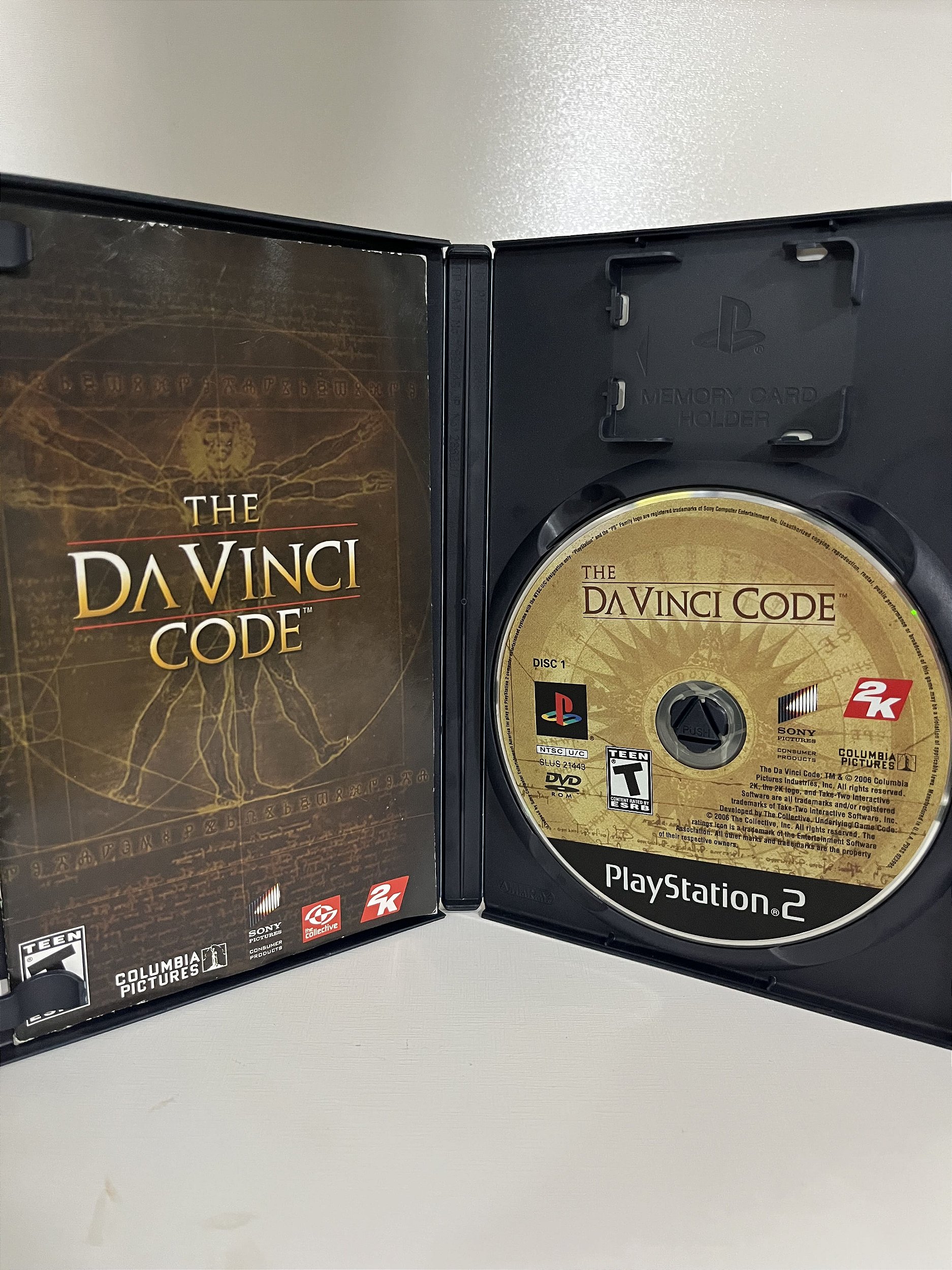 The Da Vinci Code PS2 Original Americano (Usado) - www.maicongames.com.br