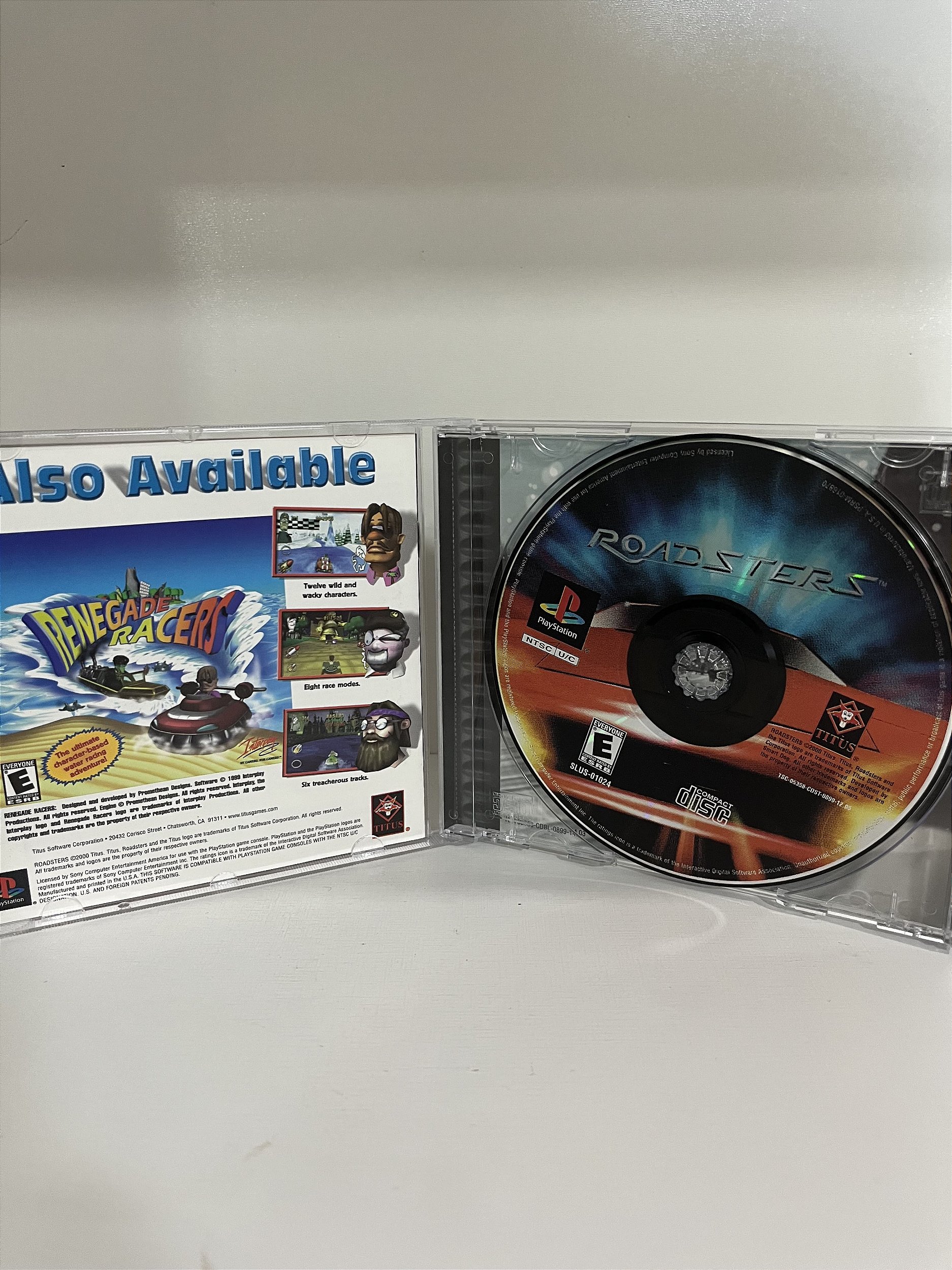 Roadsters PS1 Original Americano (Usado) - www.maicongames.com.br