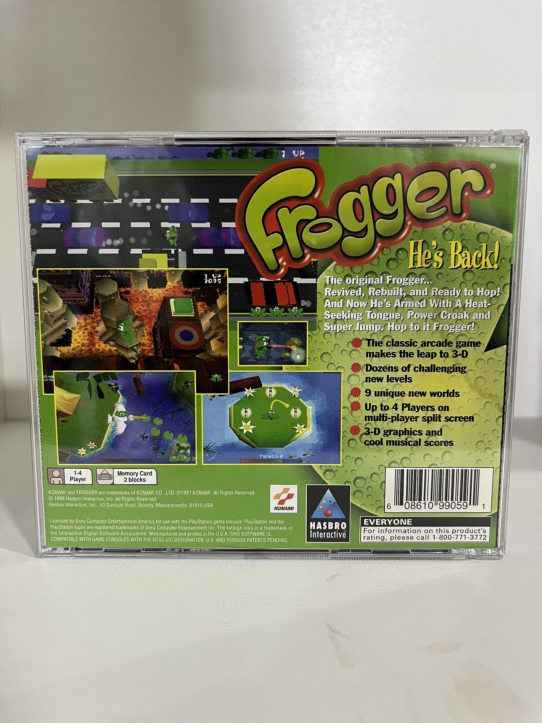Frogger GH PS1 Original Americano (Usado) - www.maicongames.com.br
