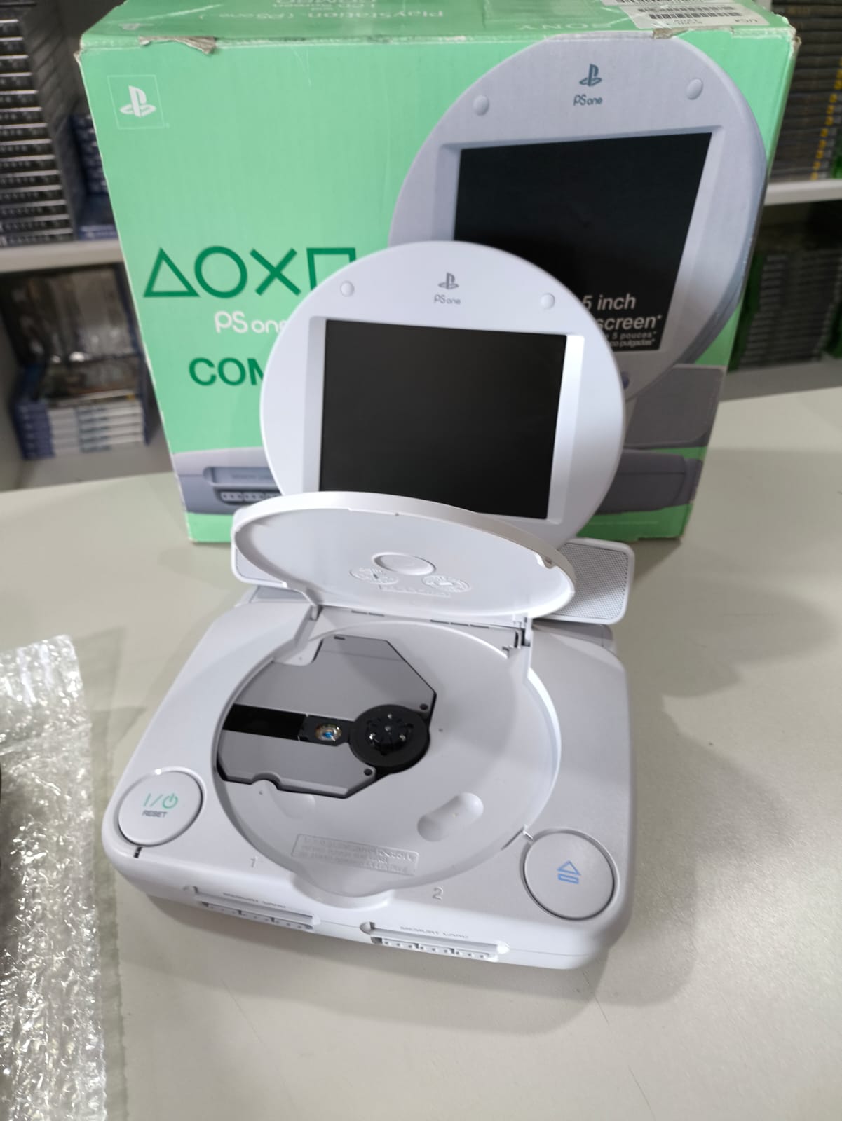 Console PS One Combo + Tela LCD Americano - Playstation One Com Tela ...