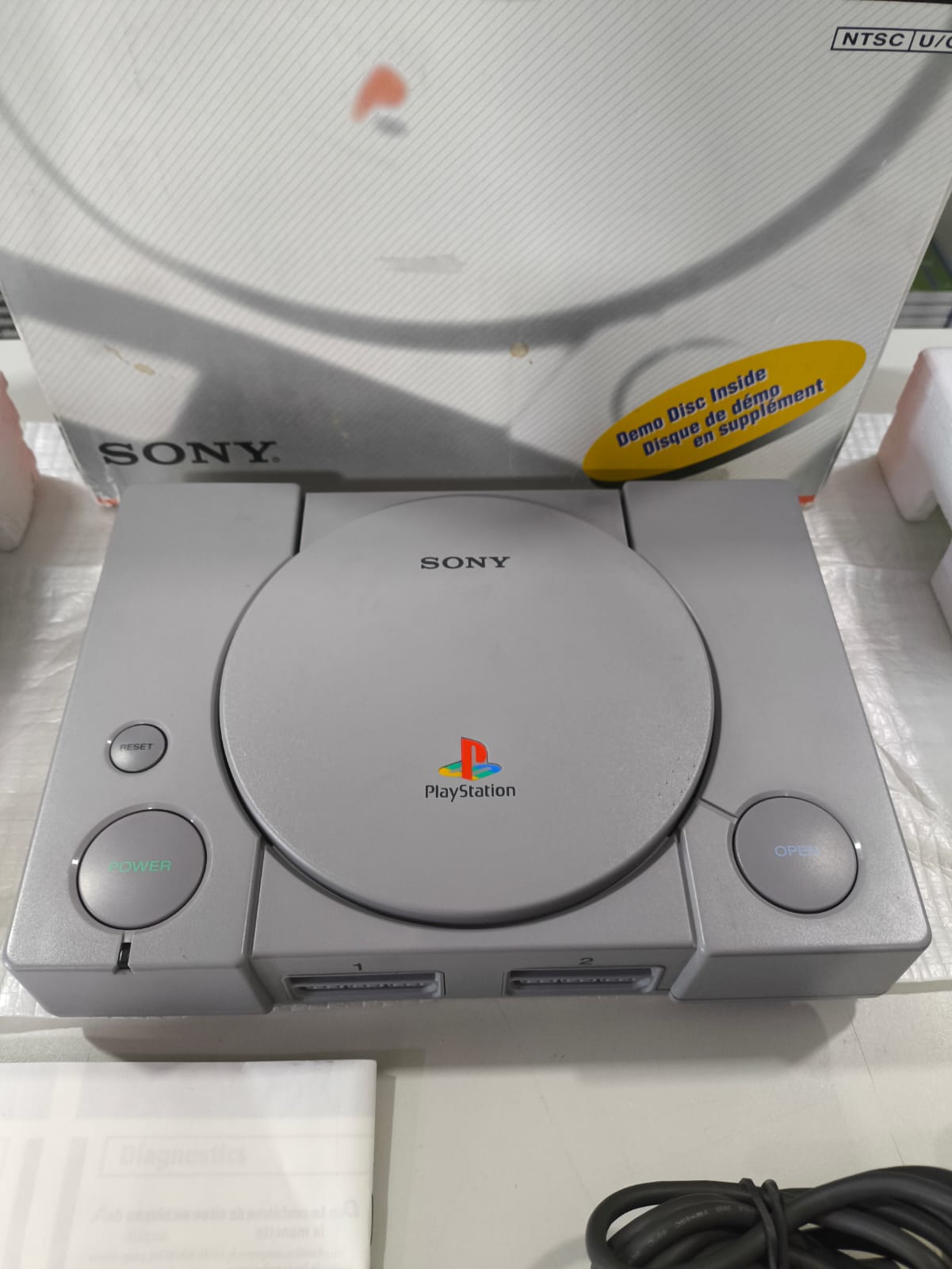 Console Playstation 1 Fat Americano Travado SCPH-5501 CIB - PS1 FAT - www.maicongames.com.br