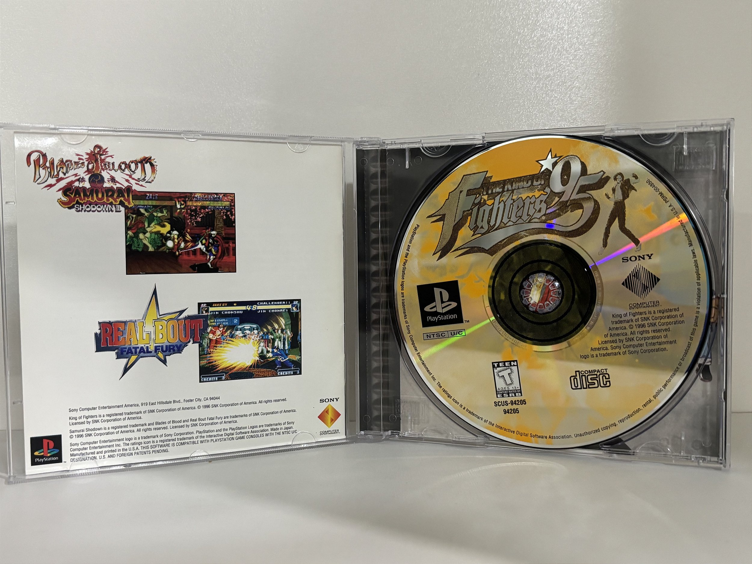 The King Of Fighters 95 PS1 Original Americano (Usado) - www ...